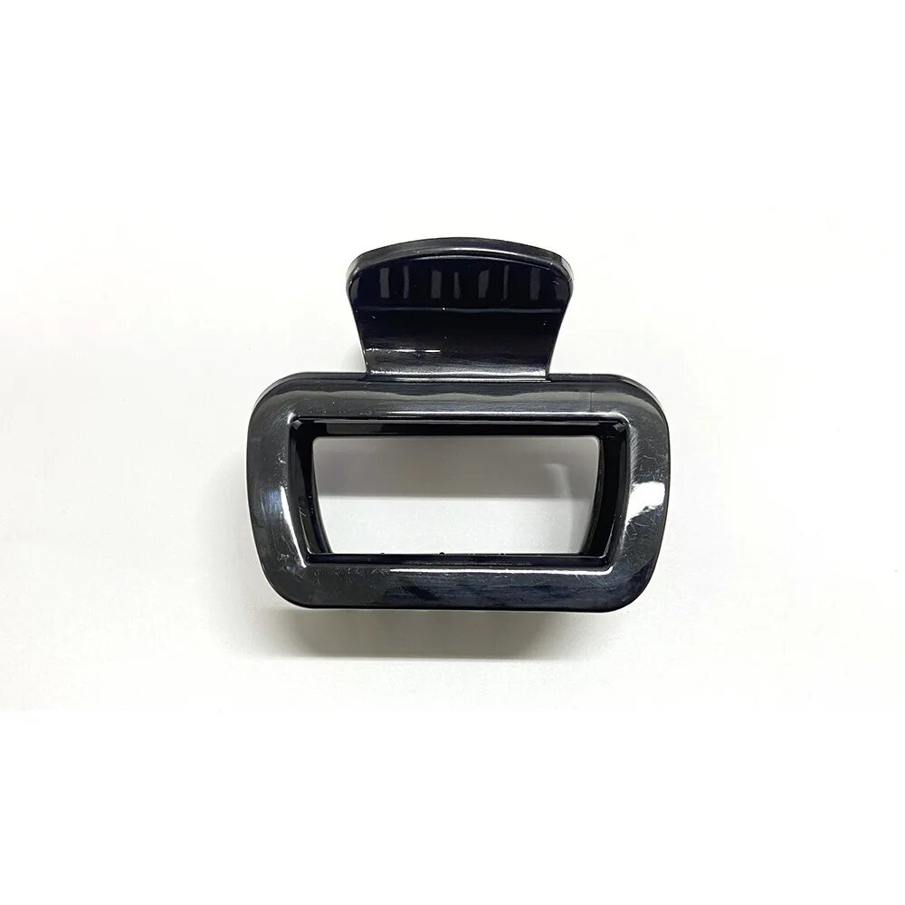 Заколка-краб YIYUEQIANLI из силикона Черный, Black