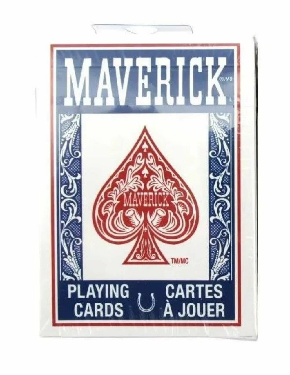 Карты "Maverick Standard Index Blue" 62260 US Games Systems, Китай