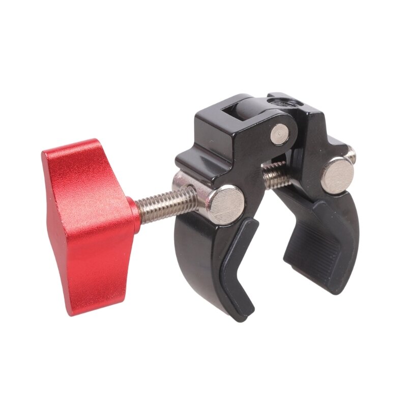 Красная ручка-краб-зажим (отдельный) с внутренним отверстием для винта 1/4 аксессуары для кронштейнов для фотосъемки