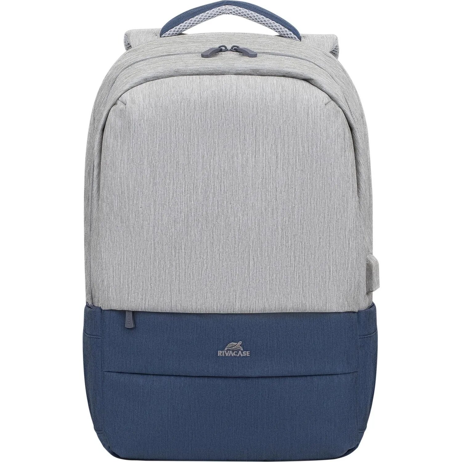 Рюкзак для ноутбука RIVACASE 7567 grey/dark blue 17.3/6
