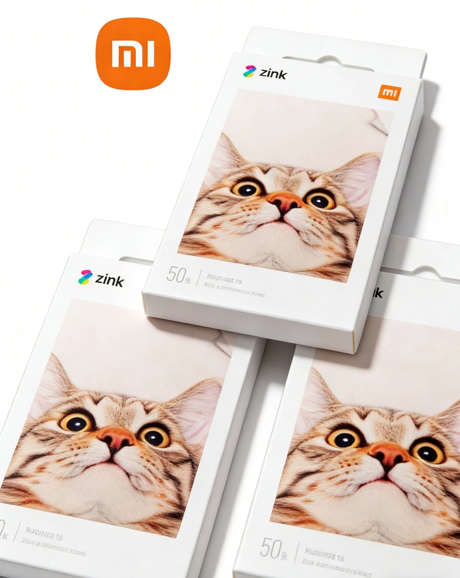 Фотобумага для принтера xiaomi mijia zink portable photo printer paper 150 листов