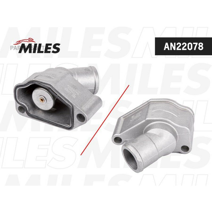 AN22078 MILES Термостат (87°С) CHEVROLET /OPEL /DAEWOO (металл. корпус) MILES AN22078 | цена за 1 шт