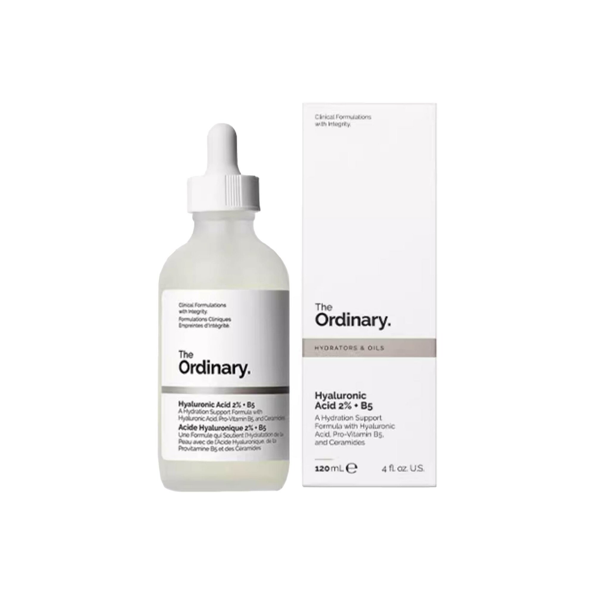 Сыворотка с гиалуроновой кислотой Hyaluronic Acid 2% + B5, интенсивное увлажнение для всех типов кожи, 30 ml, Обычный