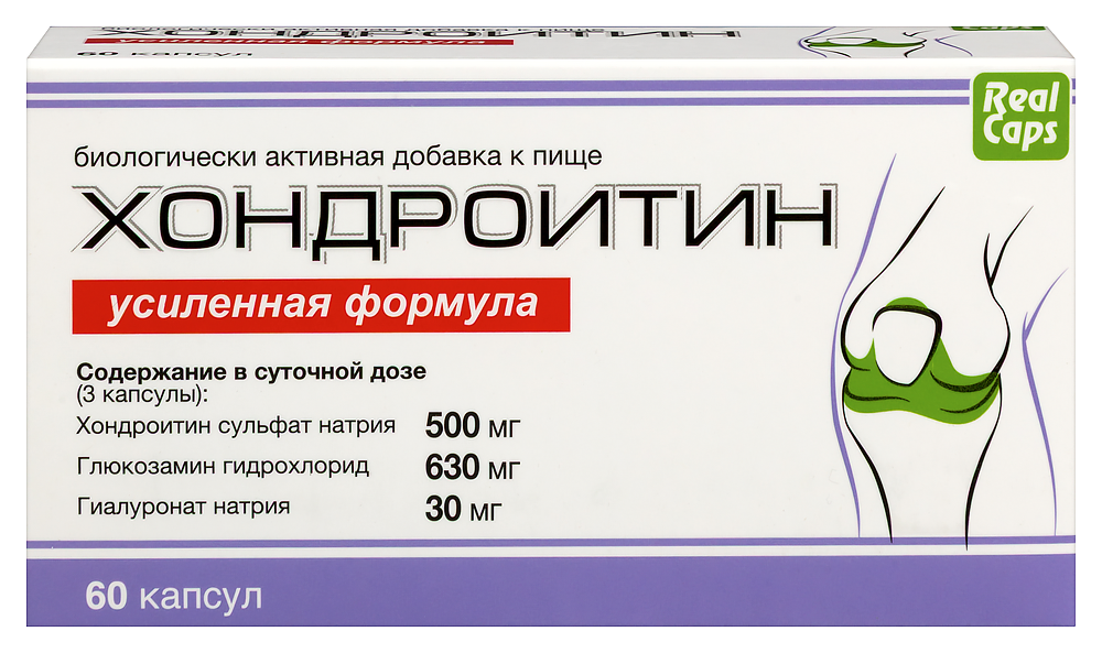 Хондроитин усиленная формула 0,417 60 шт. капсулы/реалкапс/