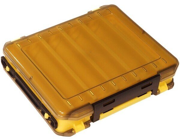 Коробка Kosadaka TB-S31C-Y, 20x17.5x5см для воблеров, двухсторонняя, жёлтая