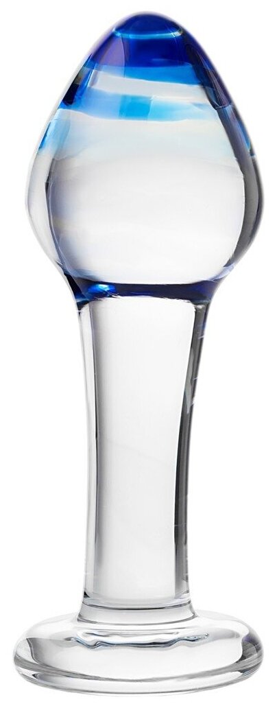 Анальная пробка из стекла Sexus Glass