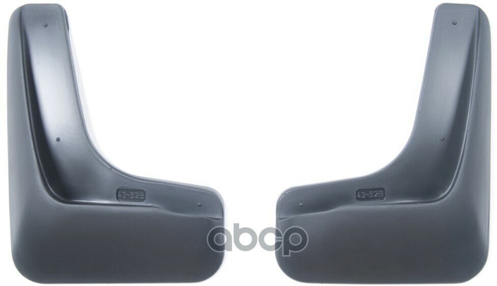 Брызговики для Kia Rio (RUS(QB) SD (2015-2017) (задние) NORPLAST арт. npl-br-43-52b