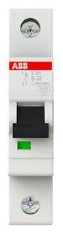 Автоматический выключатель ABB S201 1P 32A тип B 6kA 2CDS251001R0325 — купить в интернет ...
