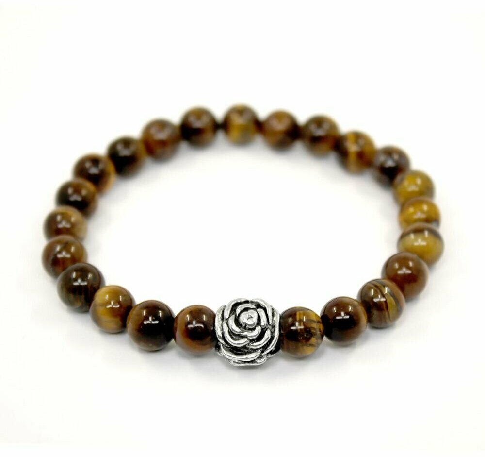 Браслет-нить, тигровый глаз