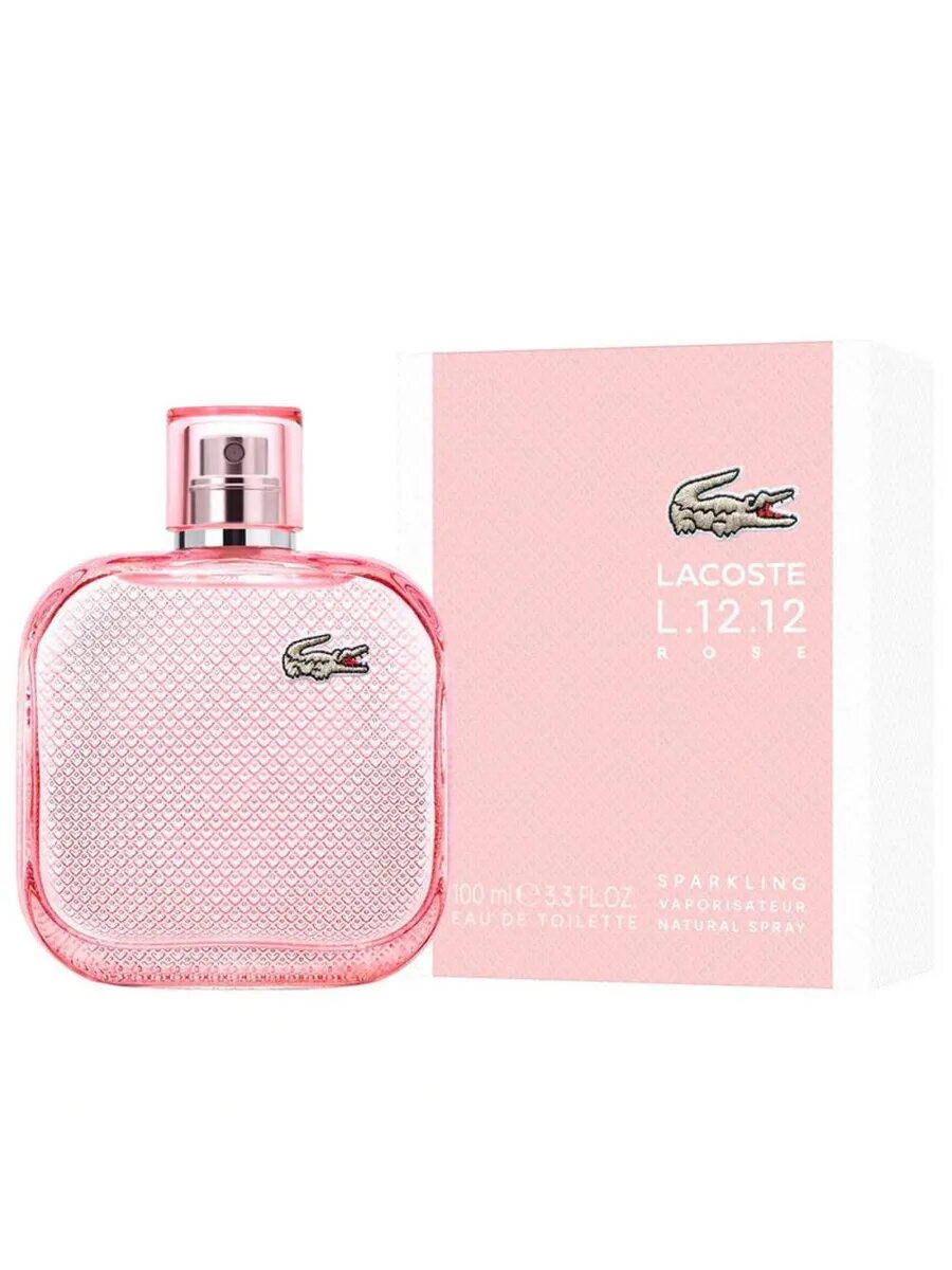 Lacoste L.12.12 Rose Sparkling w 100 мл оригинал Туалетная вода
