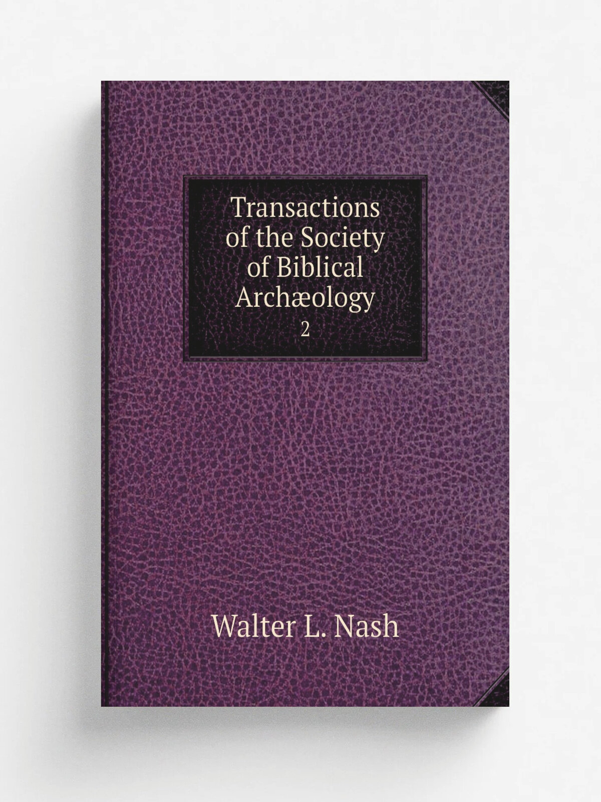 Transactions of the Society of Biblical Arch.ology. 2 | Walter L. Nash | 1873 | Репринт