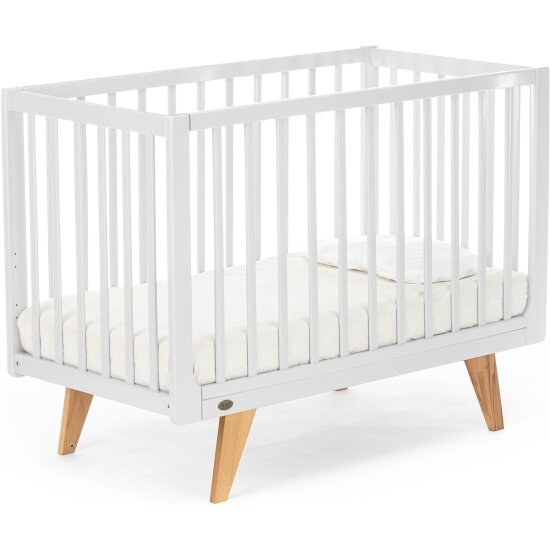 Кроватка Nuovita Stanzione INIZIO, Bianco, Natural/Белый, натуральный