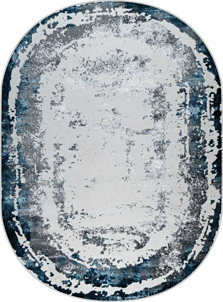 36897J OVAL BLUE FLS / L.GREY Kleopatra (2.5 х 3.5 м)