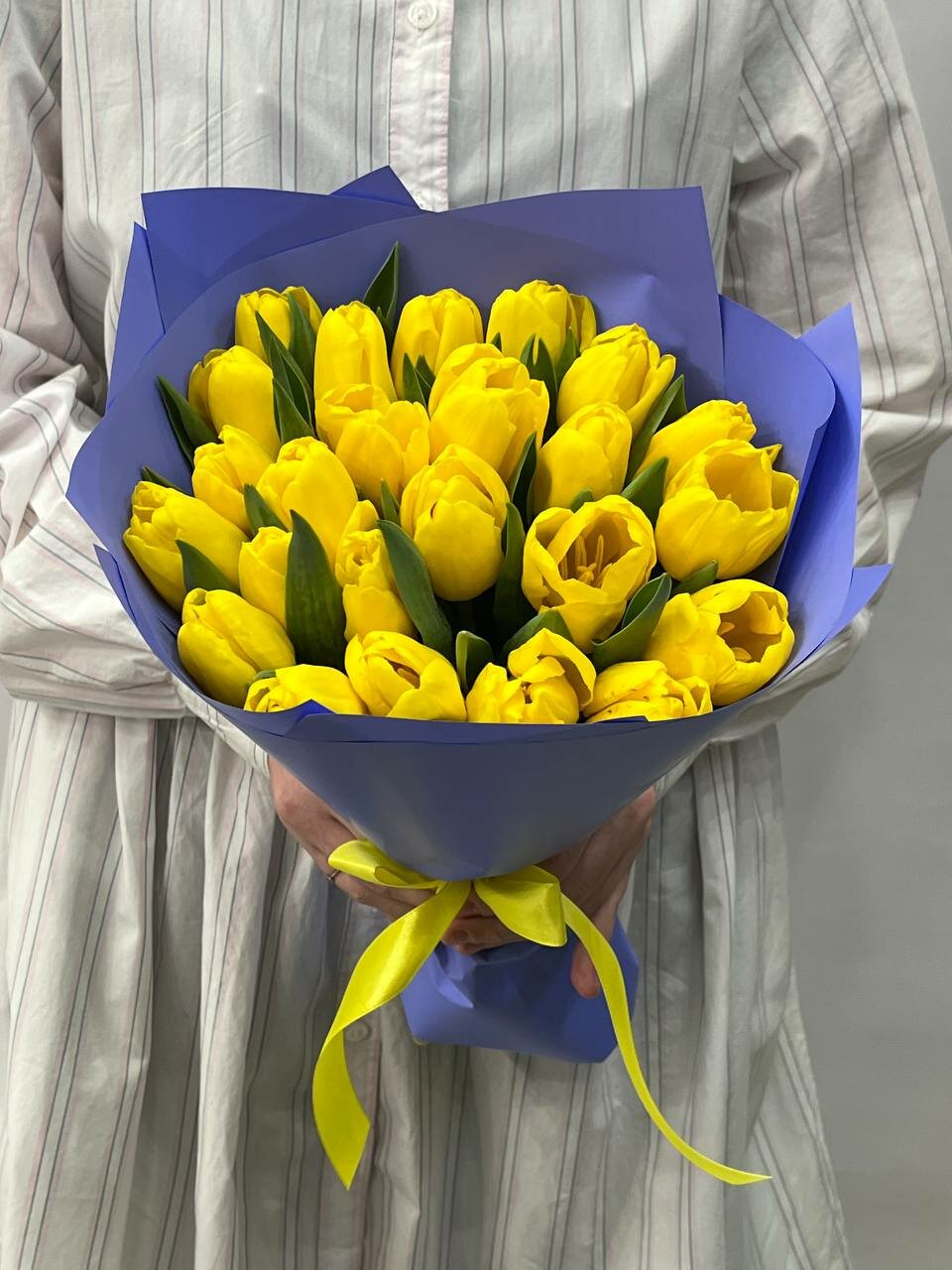 Букет из тюльпанов «Андромеда» - 25 шт