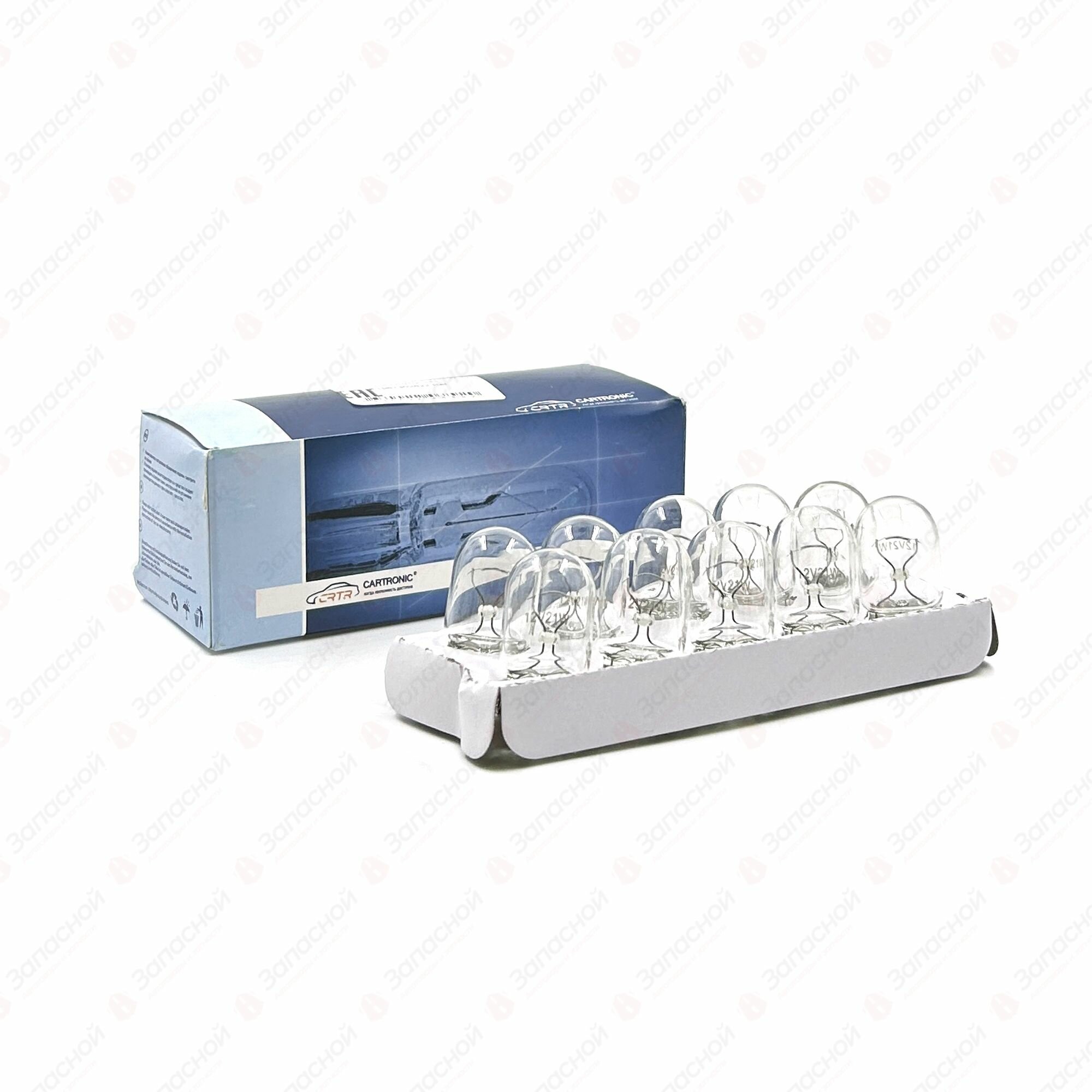 Лампы повороты, стопы W21W 12V бесцокольные 10 шт. - CARTRONIC арт. CRTR0100444