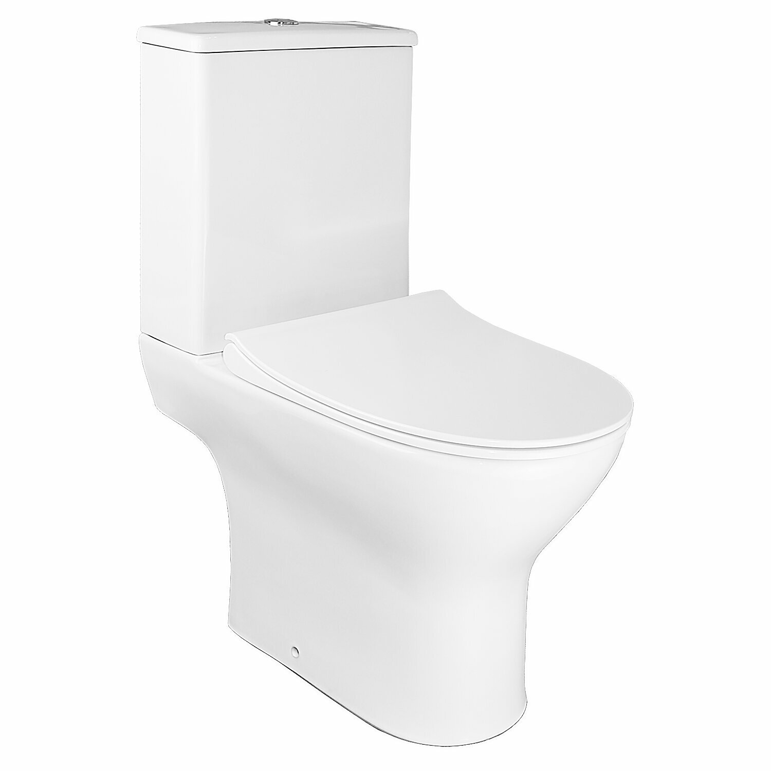 Унитаз-компакт Azario Mist AZ-45 напольный безободковый с сиденьем микролифт