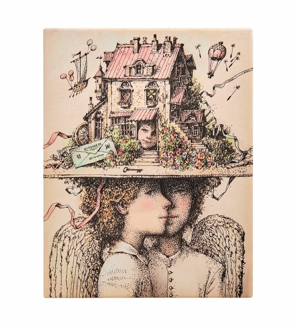 Жикле 'В ожидании маленького чуда' А. Наливкина 18х24