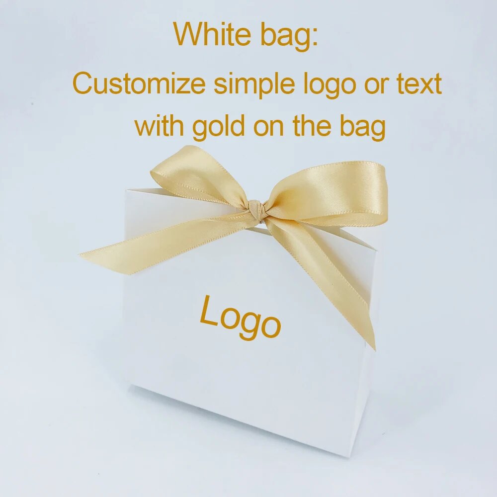 Мраморная подарочная коробка RMTPT Белый, White-customize, 50pcs