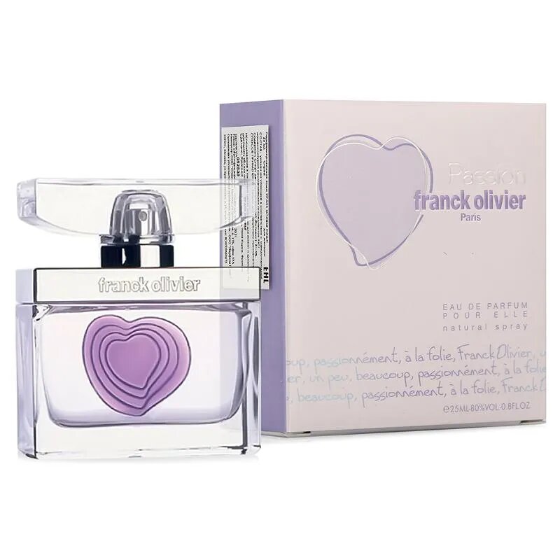 Парфюмерная вода Franck Olivier " Passion for Women " — для женщин, 25 мл