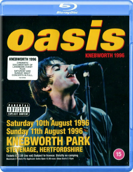 Музыкальное видео Oasis — Live At Knebworth 1996 (Blu-ray)