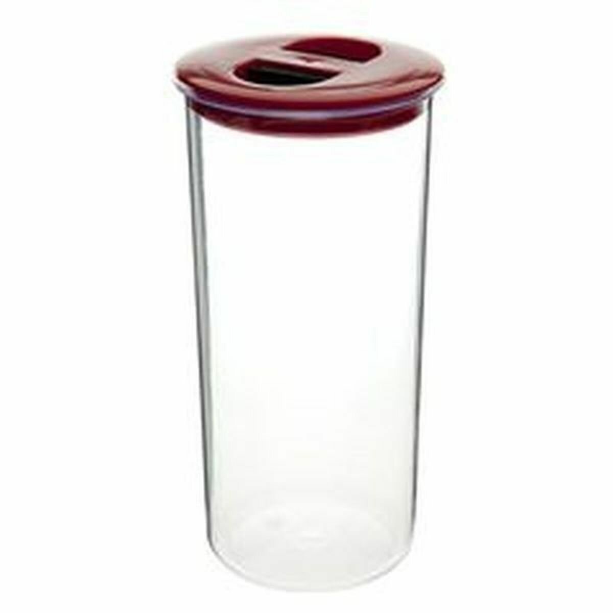 Банка круглая 1,4л для сып продуктов, цвет в ассортименте, цена за 1 шт.