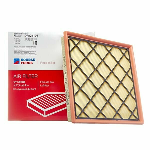 Фильтр воздушный DOUBLE FORCE арт. DFA26106 CHEVROLET CRUZE 1.6 16V, OPEL ASTRA J 1.4 16V