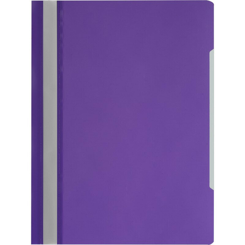 Attache Economy Скоросшиватель пластиковый A4, фиолетовый, 10 штук в упаковке