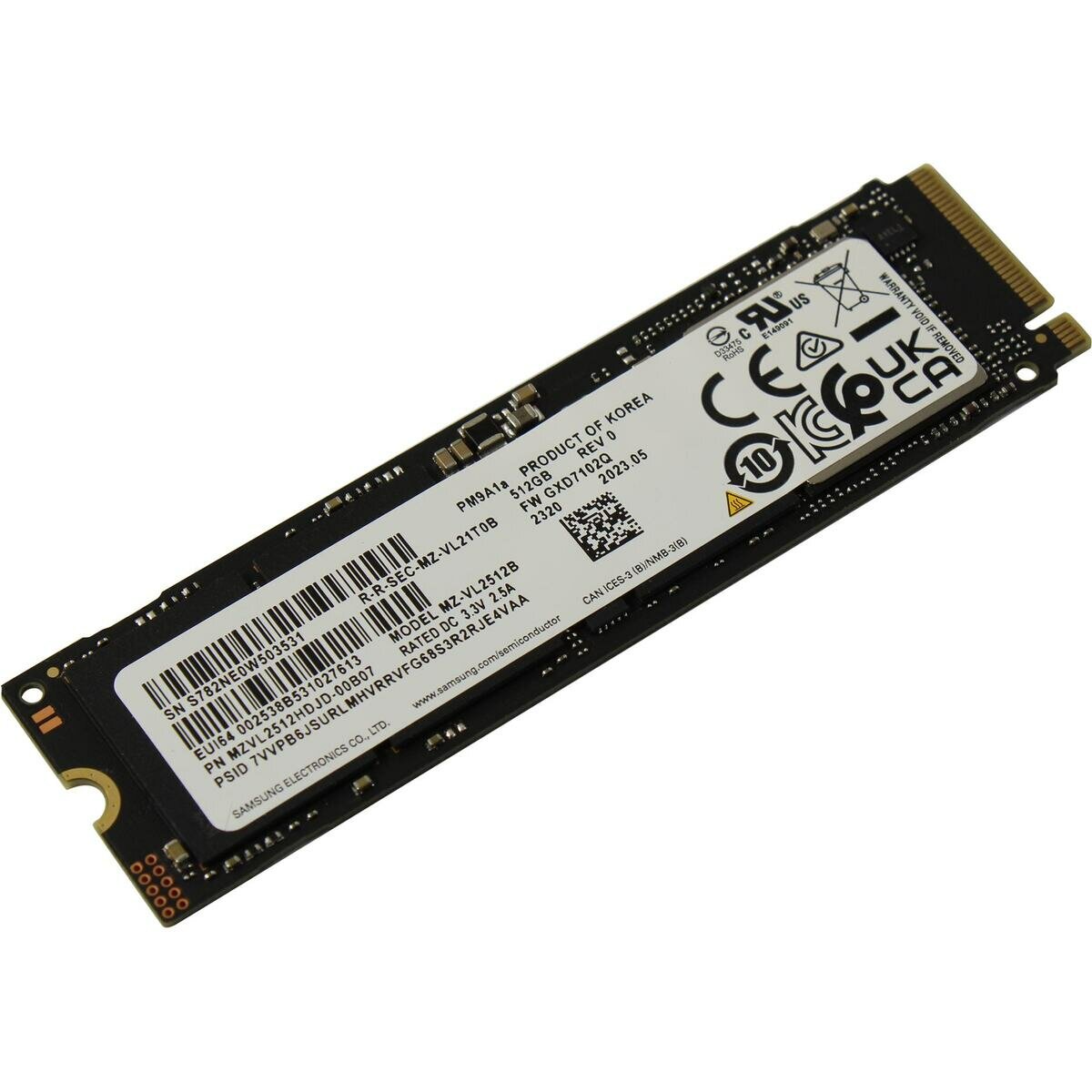 Samsung PM9A1a 512 Гб MZVL2512HDJD-00B07