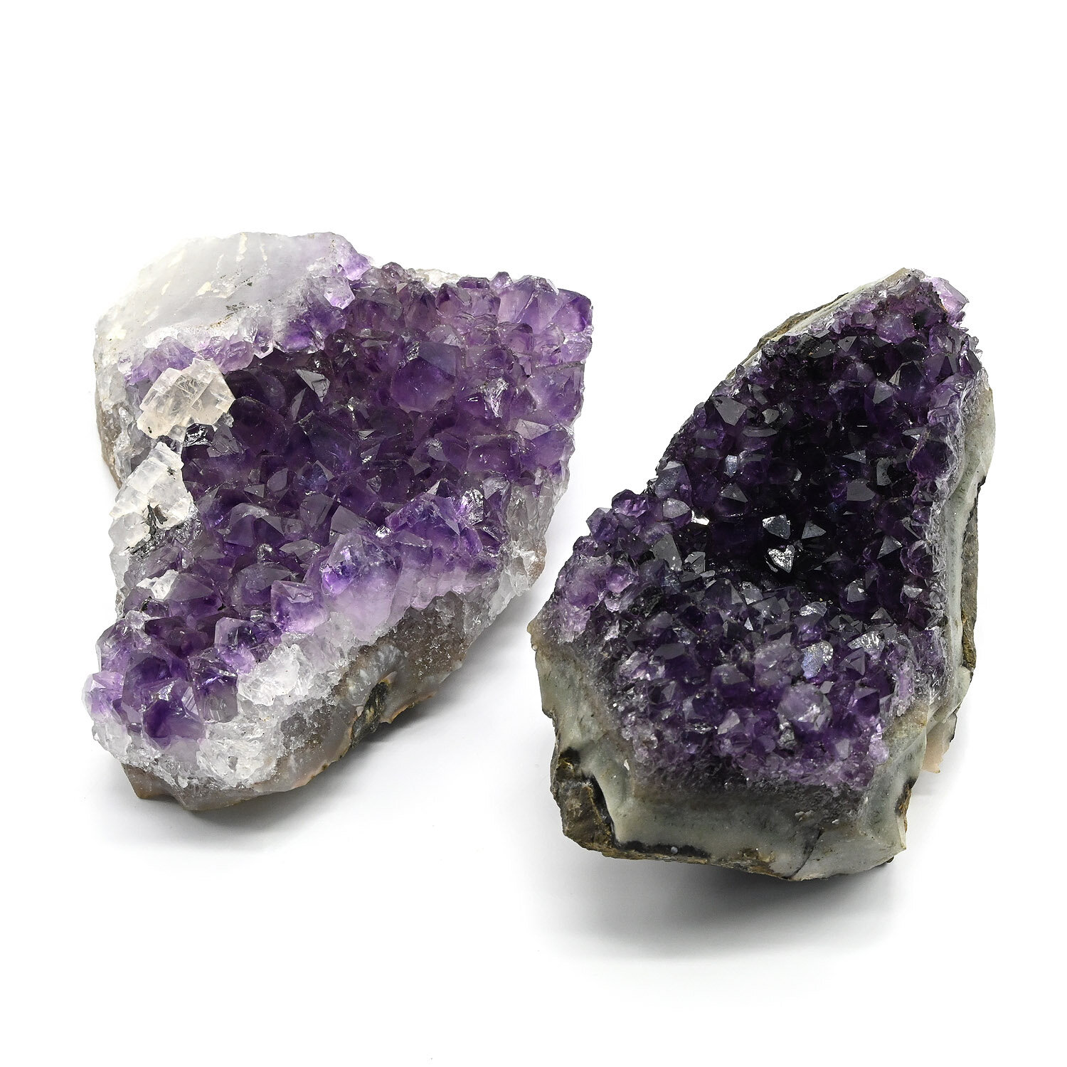 Друза Аметист Бразильский 95*69*44мм, 340-389г .