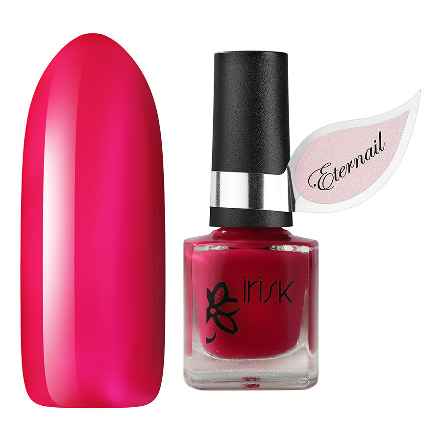 Irisk, Лак на гелевой основе Eternail mini Wine 05 Rubino, 8 мл