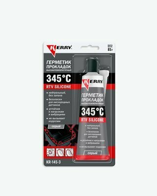 Герметик KERRY серый нейтральный высокотемпературный RTV 85г/100мл