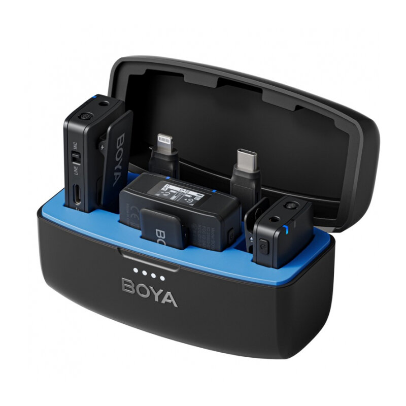 Boya BOYAMIC Двухканальная беспроводная микрофонная система в зарядном кейсе