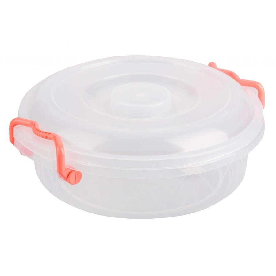 Контейнер для хранения пластиковый,3 л, круглый, с ручками - для хранения и транспортировки любых продуктов, сбора урожая, маринования шашлыков.