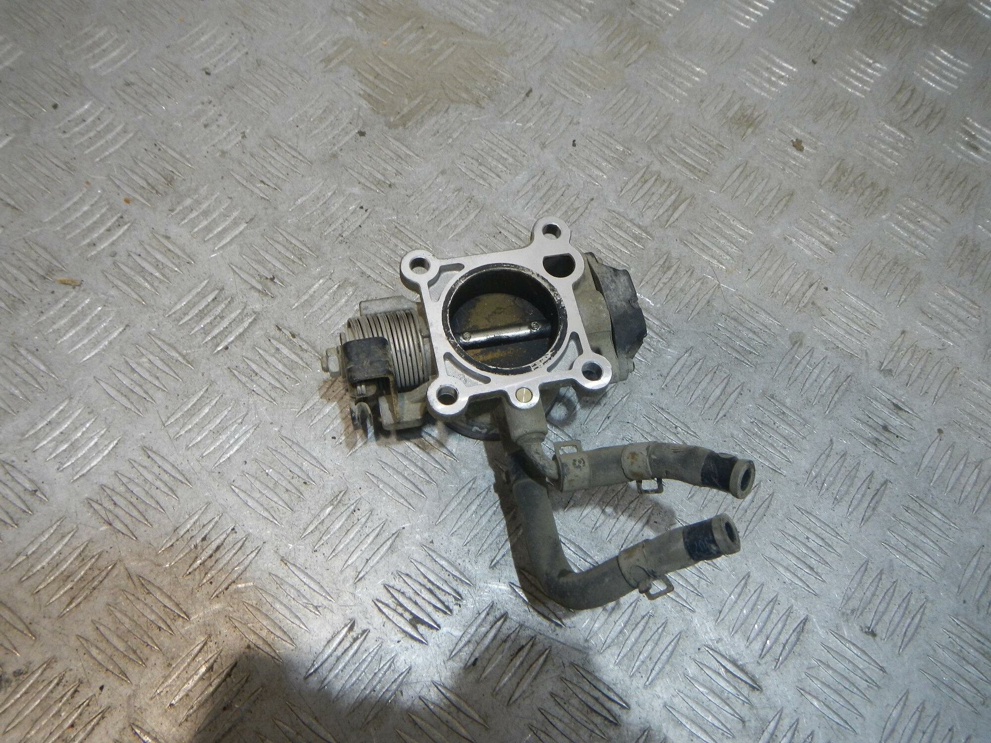 Б/У Заслонка дроссельная механическая, Hyundai (Хендэ)-MATRIX (08-11) HYUNDAI MATRIX (08-11) G4ED,1.6,датчик положения сл...