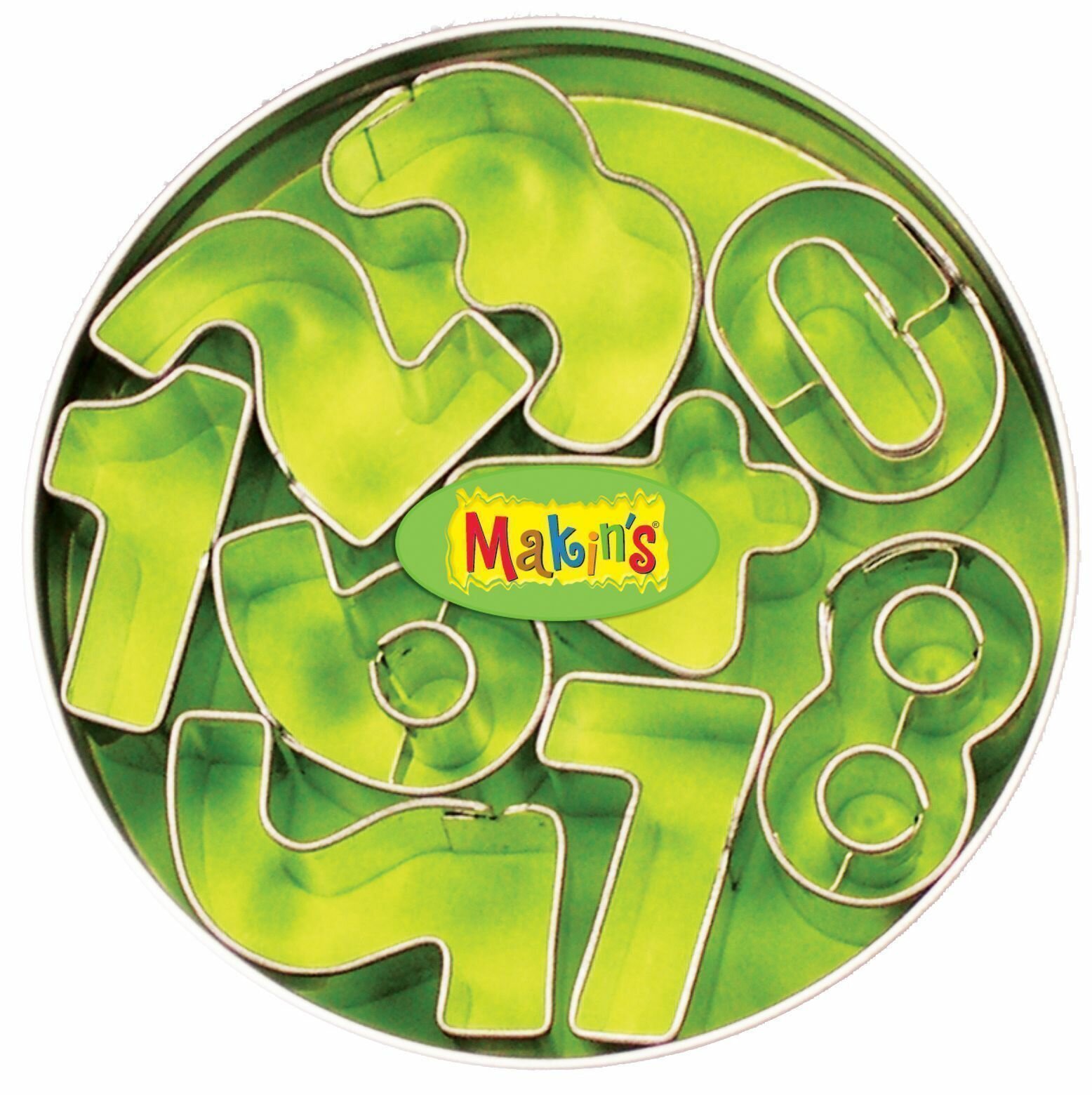 Выемка для теста Цифры набор 9 шт. Makin's (Набор из 1 шт.)