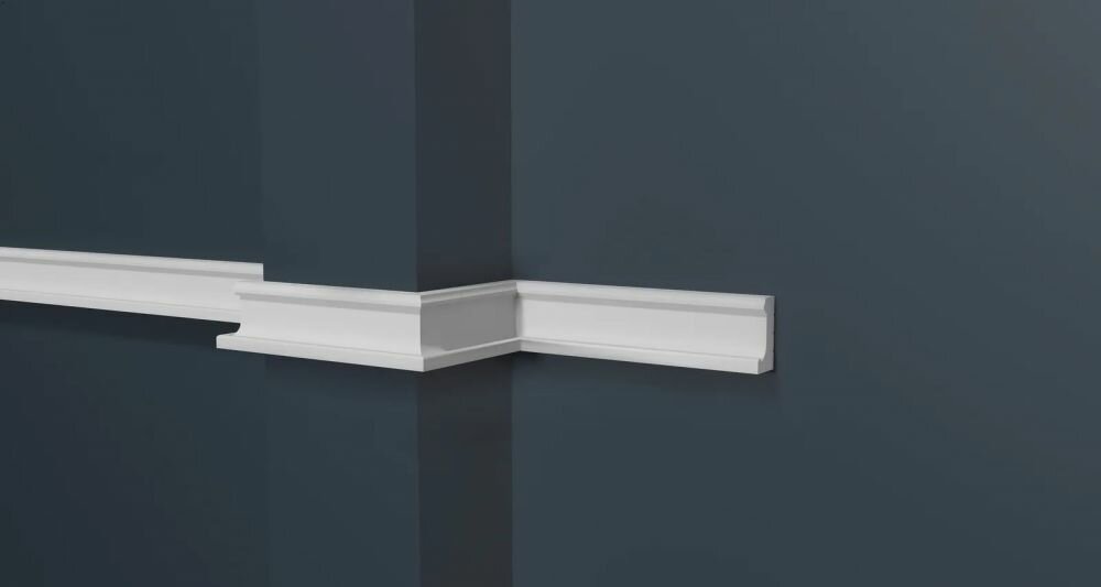 Молдинг Decor-Dizayn DD628 Белая Лепнина Д2000хВ20хТ10 / Декор Дизайн.