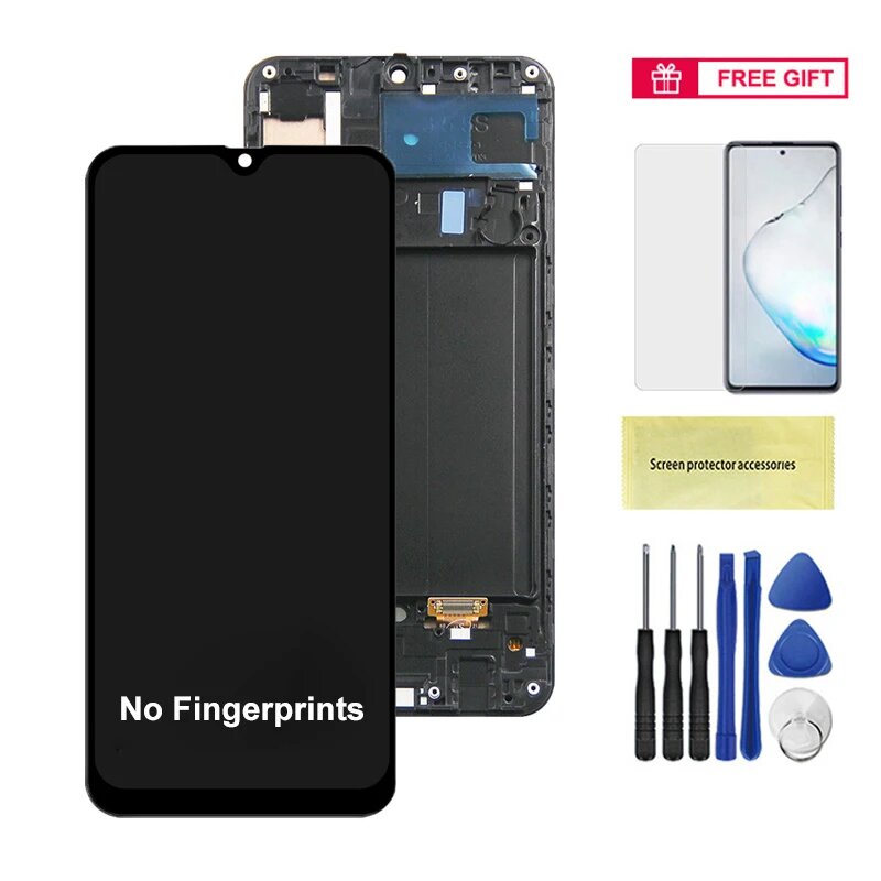 Замена экрана для Samsung a50, для Samsung Galaxy A50 A505 A505F A505F/DS ЖК-дисплей TFT With Frame
