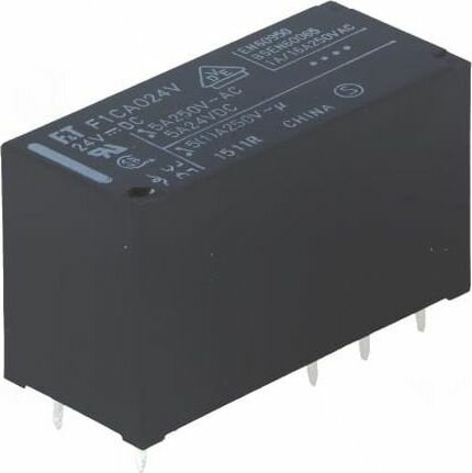 Реле FUJITSU FTR-F1CA024V Реле: электромагнитное DPDT Uобмотки: 24ВDC 5A/250ВAC 5A/24ВDC 1шт