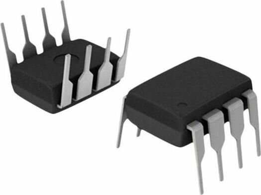 Микросхема TEXAS INSTRUMENTS TL071CP операционный усилитель 3МГц, Ch 1 DIP8, 5-15ВDC, туба, 1 шт