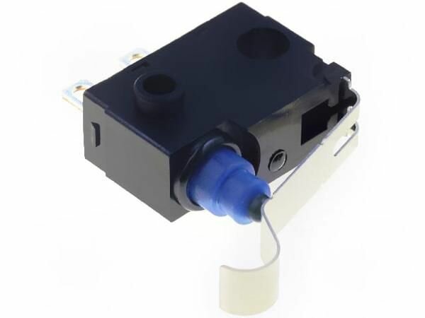 Микропереключатель OMRON D2QW-C073H, SPST-NO, 0,1A/30В DC, с рычагом с имитацией ролика, под пайку, 1 шт