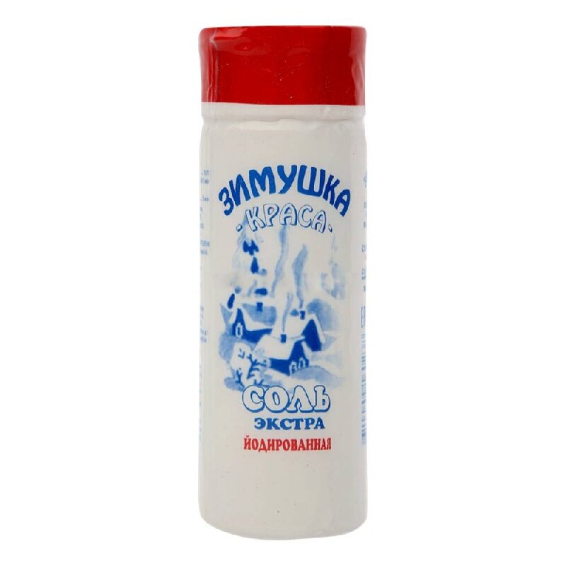 Соль зимушка краса йодированная /туба/ 180г