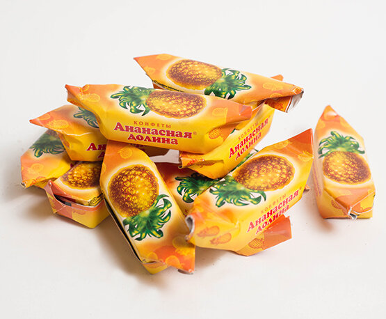 Конфеты "Ананасная долина" вафельные 1 кг