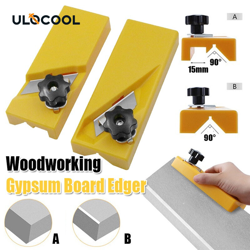 Деревообработка Рубанок для гипсокартона Инструмент для планирования гипсокартона Плоский квадратный кромкорез для ДВП Инструменты для снятия заусенцев Ручные инструменты для деревообработки