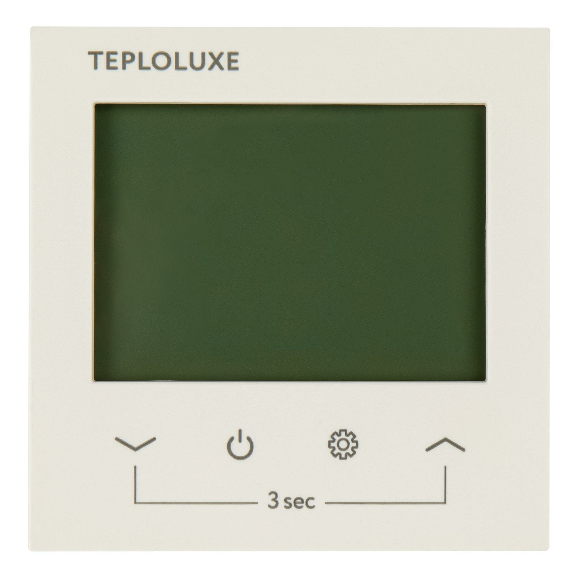 Терморегулятор для теплого пола Теплолюкс Pontus электронный цвет белый