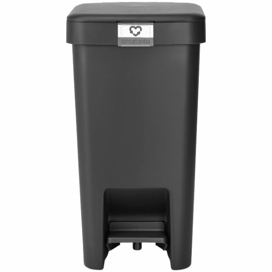 Бак Brabantia StepUp с педалью, 10 л, темно-серый (800344)