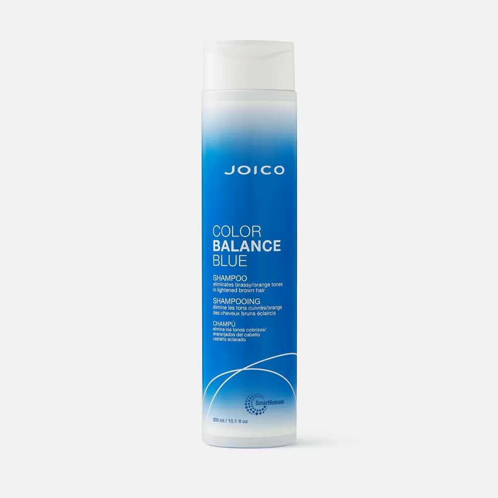 Шампунь тонирующий для поддержания холодных оттенков Joico Color balance blue shampoo 300 мл
