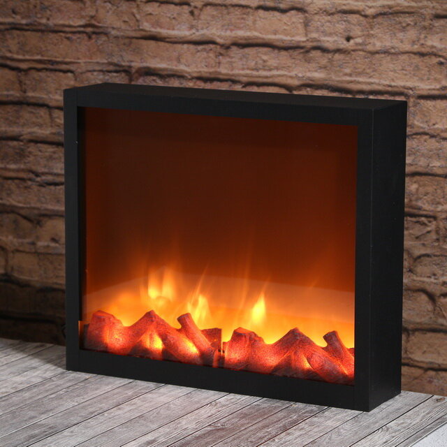 Электрический камин без обогрева Модерн 41*35 см, металл, Koopman, ADA100110