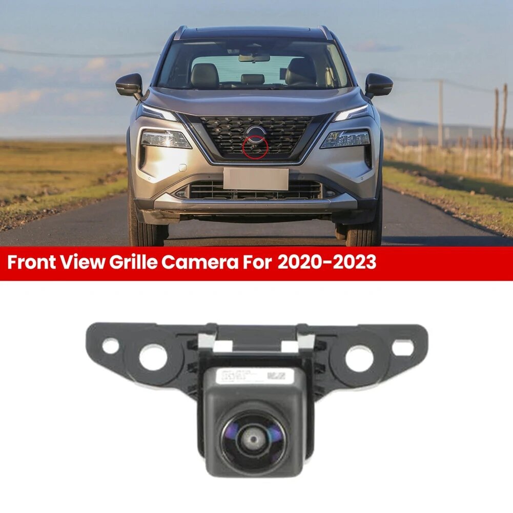 Новая камера переднего вида 284F1-6RA0B в сборе для Nissan Rogue 2020-2023, автомобильная передняя решетка объемного звучания, камера помощи при парковке 284F16RA0B