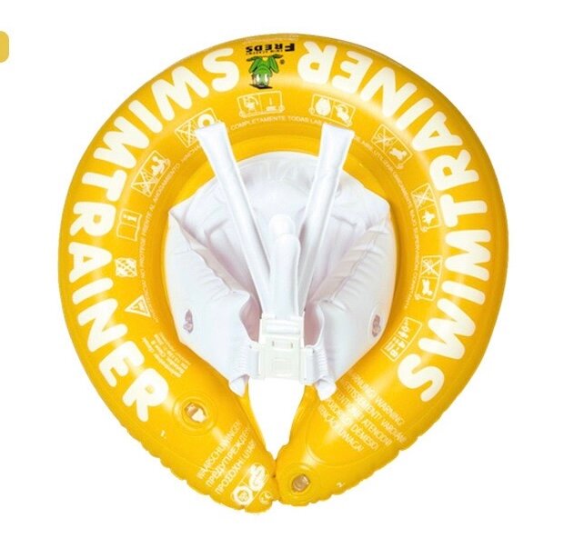 Надувной круг SWIMTRAINER Classic жёлтый для обучения плаванию (4-8 лет)