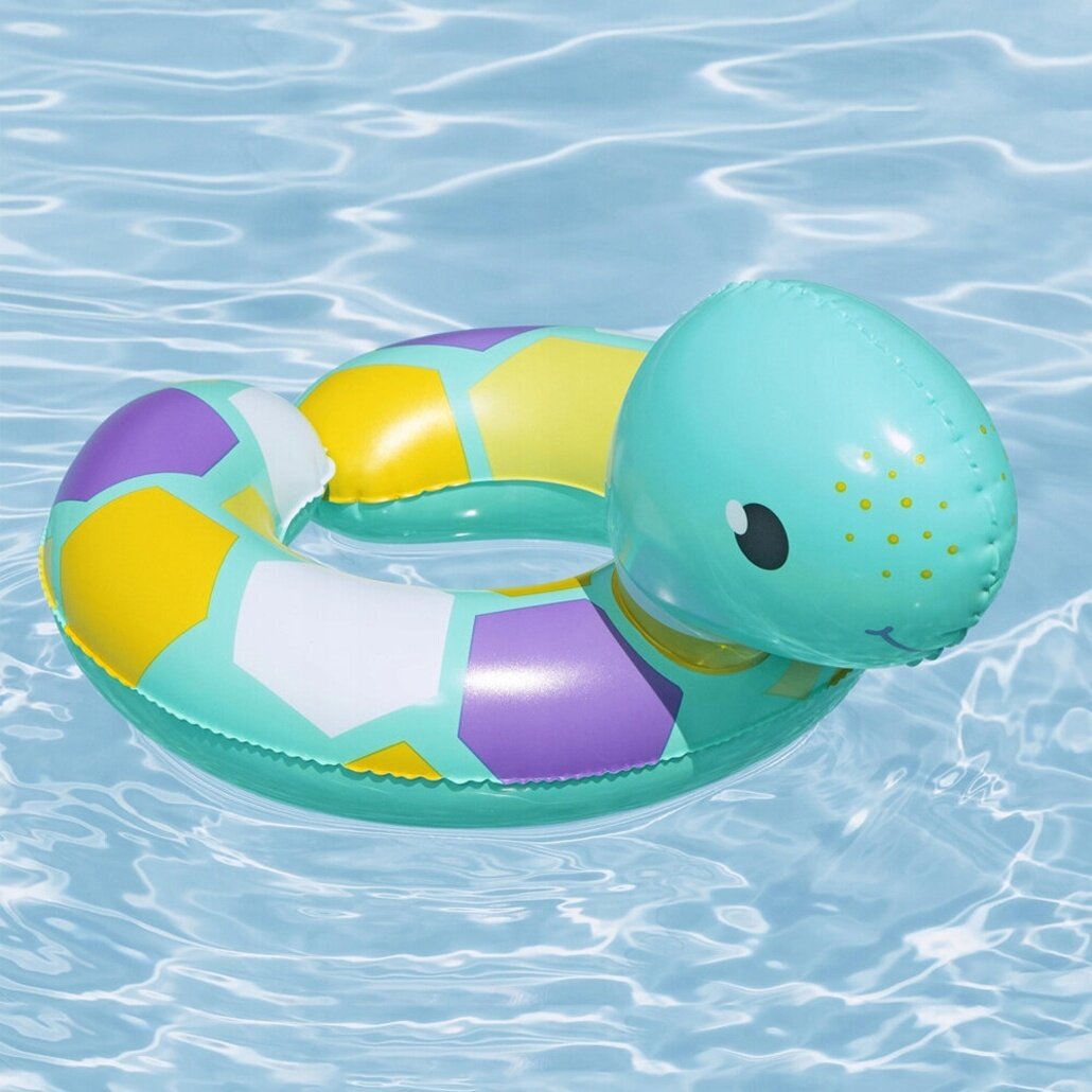 Круг для плавания 'Floatin' Friends Split', черепаха, 3-6 лет, яркий цвет